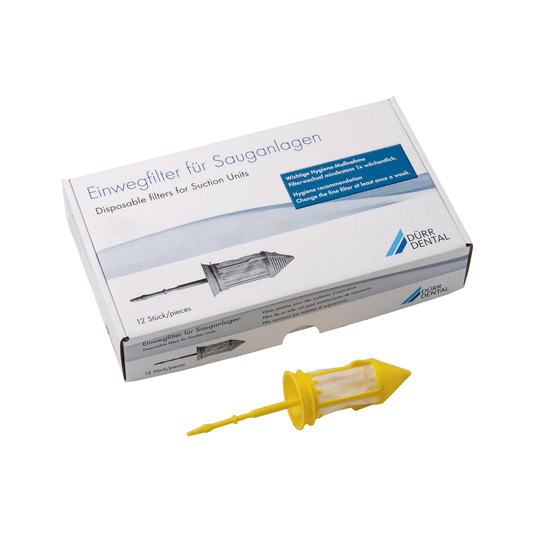Durr Disposable Filter Exchange Yellow (12) - Medi-Dent