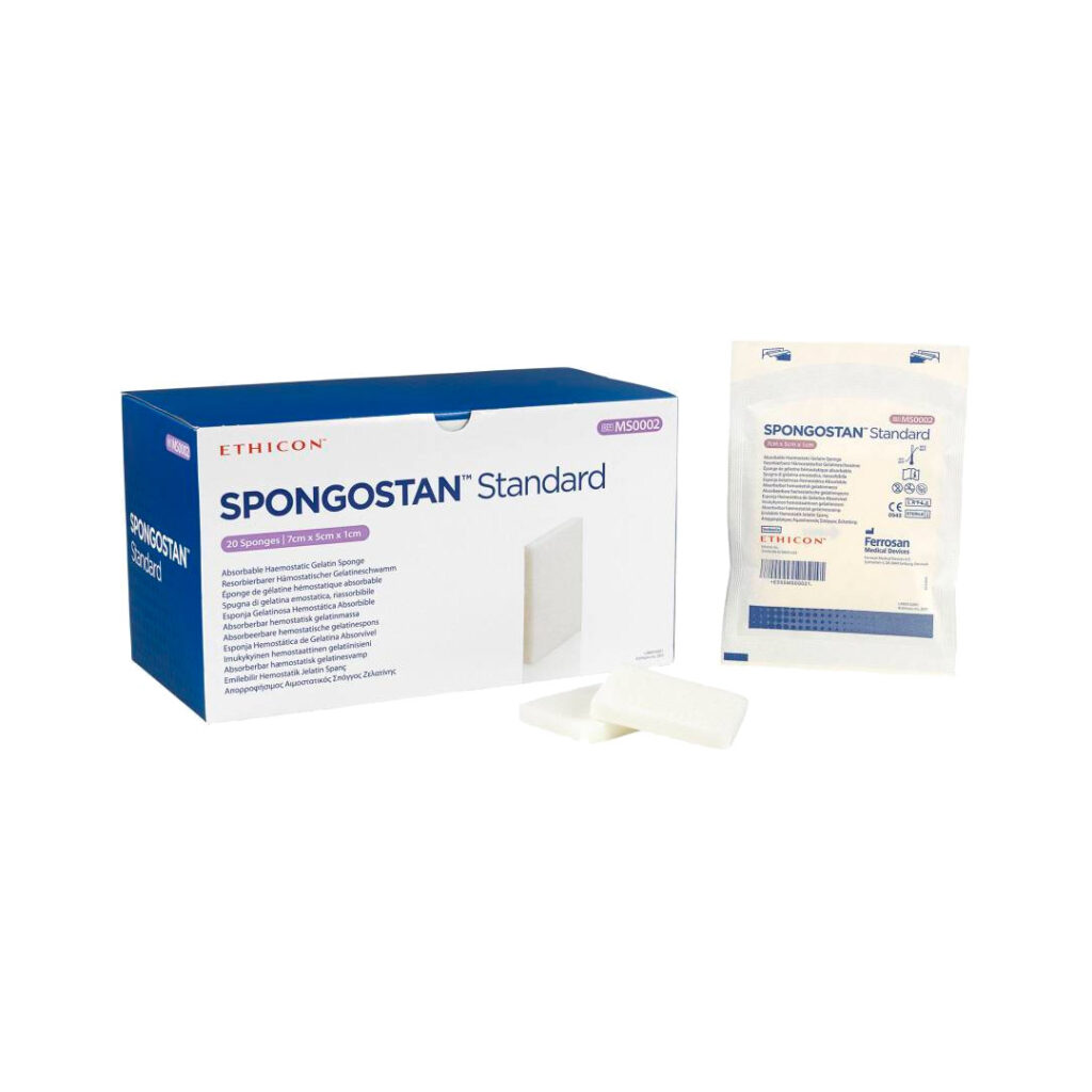 J&J Ethicon Spongostan Absorbable Haemostatic Gelatin Sponge 10mm x ...