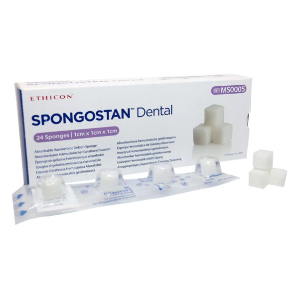 J&J Ethicon Spongostan Absorbable Haemostatic Gelatin Sponge 10mm x ...
