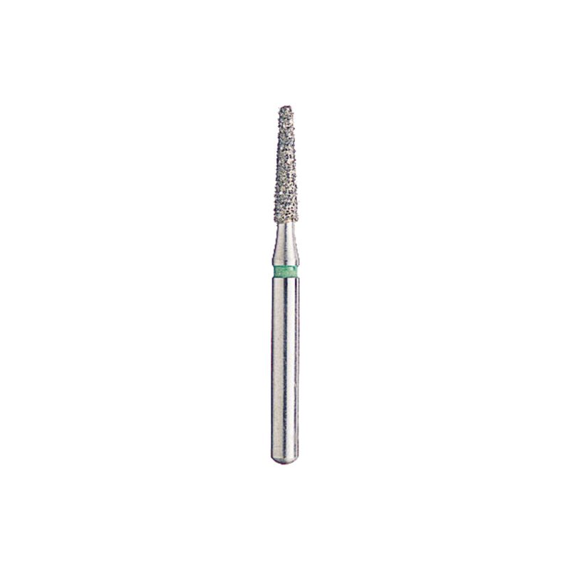 Kerr BluWhite Diamond Bur 725C 014 Round End Taper Coarse Grit Green FG ...