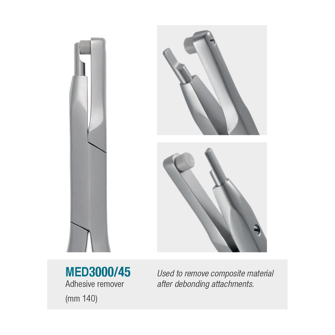 Medesy Orthodontic Adhesive & Composite Removing Pliers No. 45 140mm ...