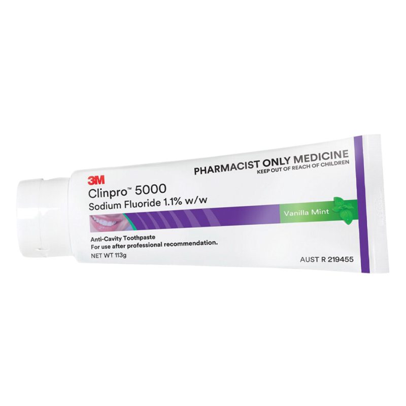 3M Solventum Clinpro 5000 Anti-Cavity Toothpaste Vanilla Mint 113gm ...