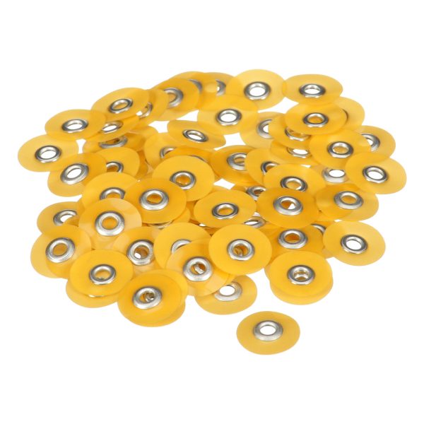 3M Solventum Sof-Lex XT Discs Pop-On 3/8" 9.5mm Super Fine Yellow (85 ...
