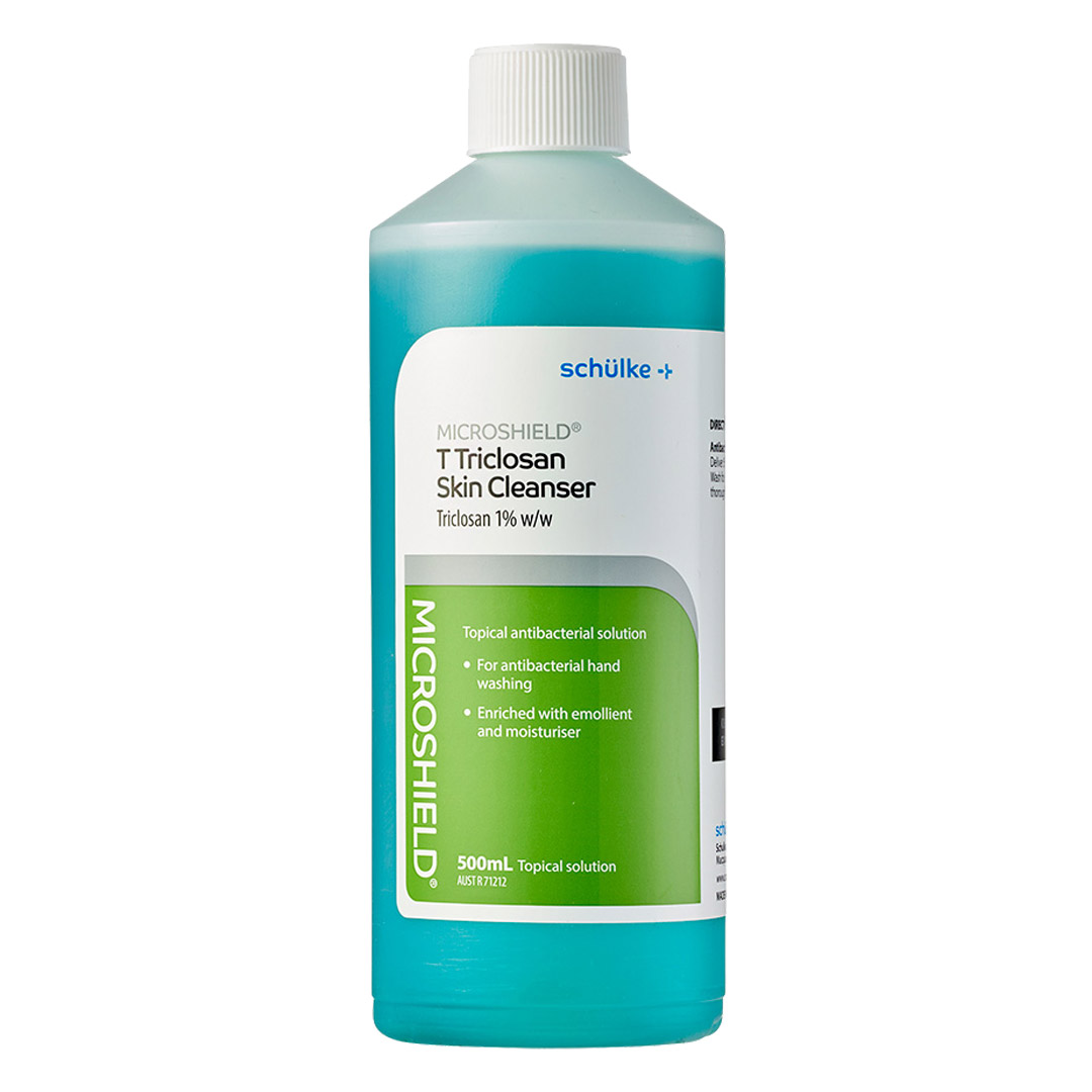 Schulke Microshield T Triclosan Skin Cleanser 500ml Bottle - Medi-Dent