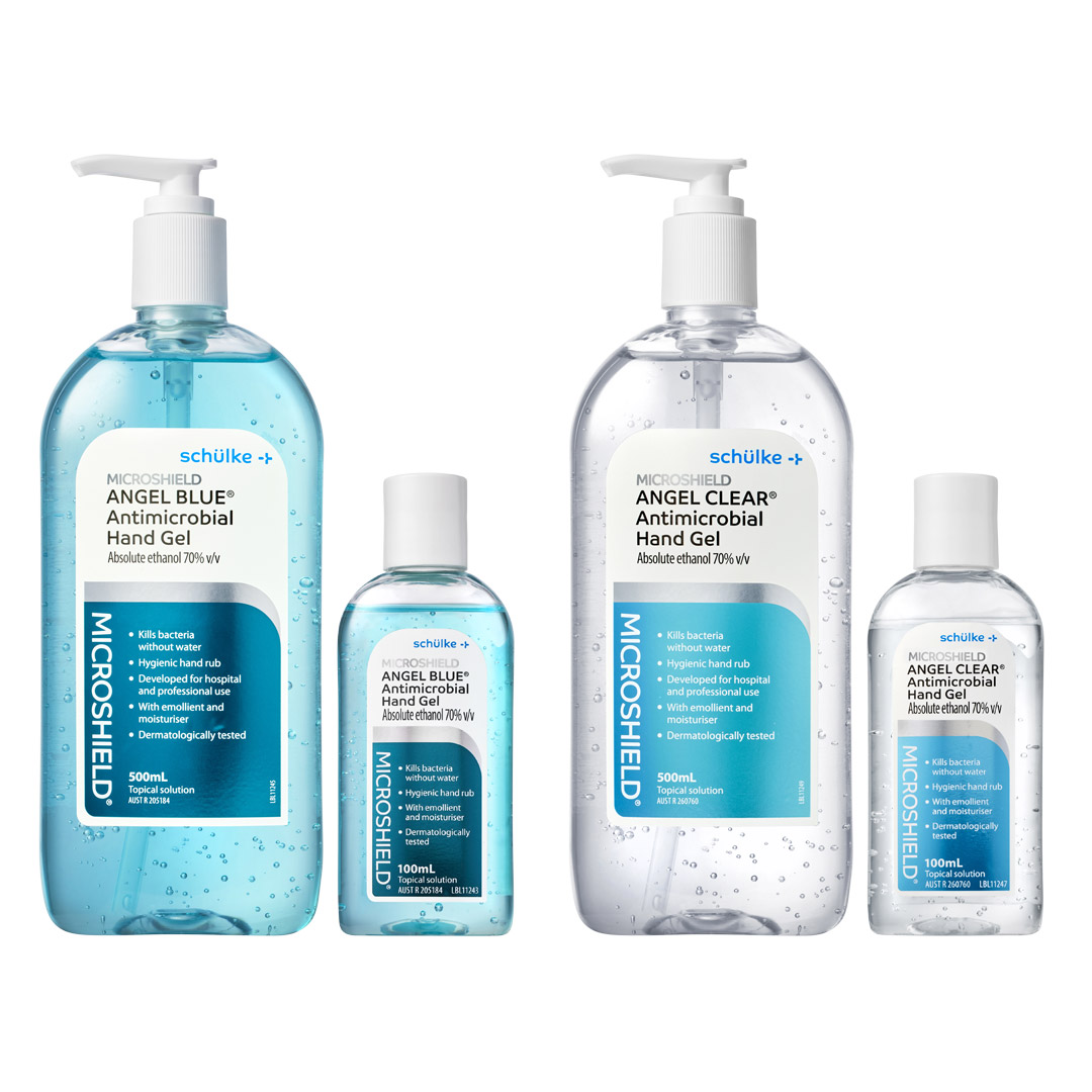 Schulke Microshield Angel Clear Antimicrobial Hand Gel 100ml Bottle (48 ...