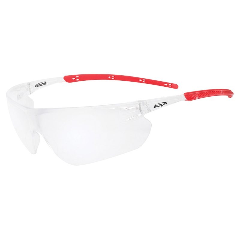 Scope Helium Ultra Lightweight Glasses with Clear Lens & Red Frame ...