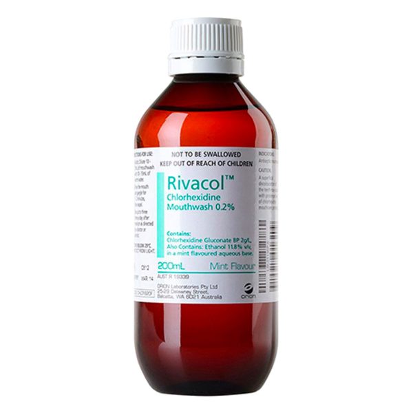Rivacol Chlorhexidine Mouthwash 0.2% 200ml Bottle - Medi-Dent