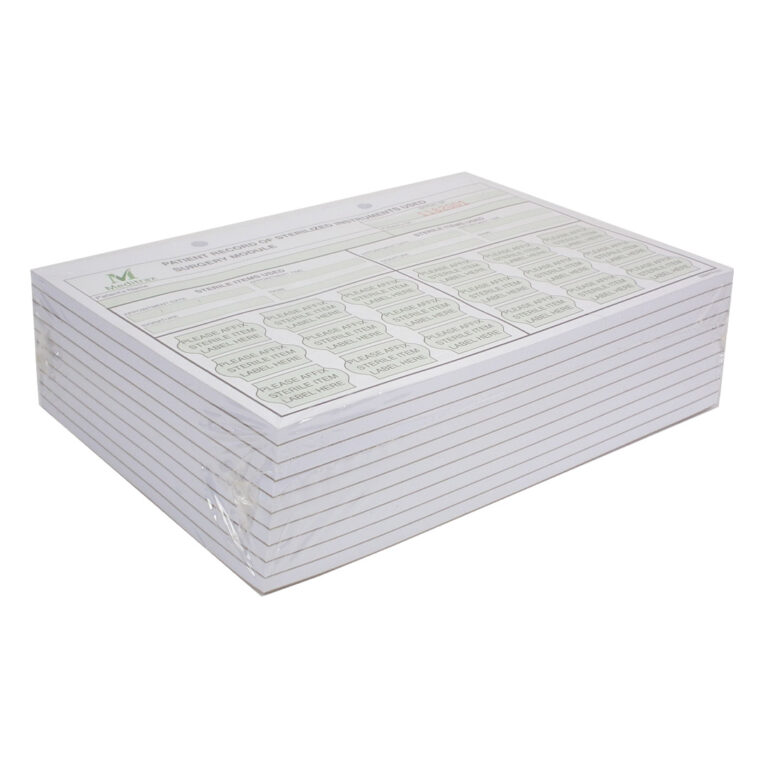 Getinge Surgery Patient Record Sheet Pad 50 Sheets (10) - Medi-Dent