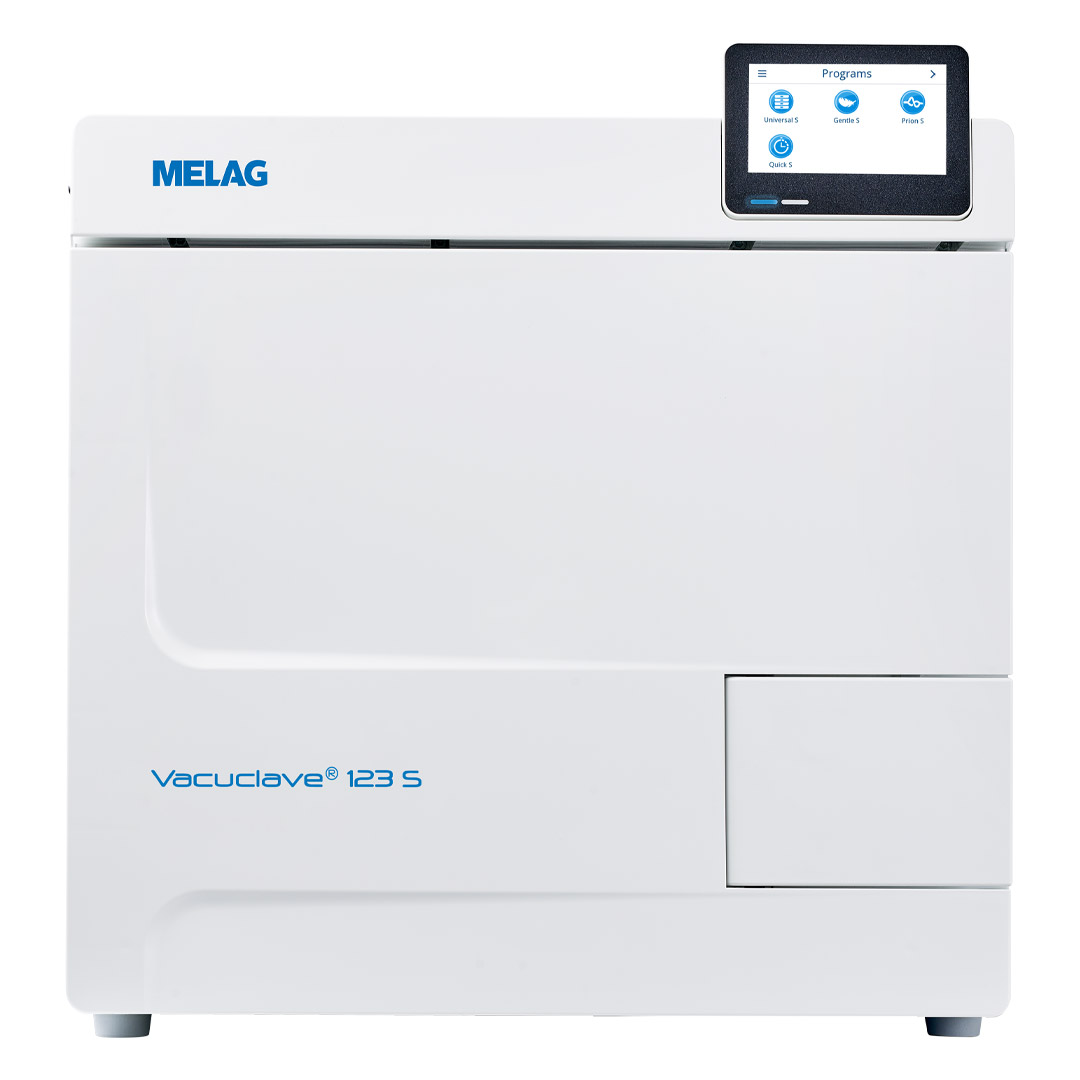 Melag Autoclave Vacuclave Pro Line 123 23L Class S Autoclave - Medi-Dent