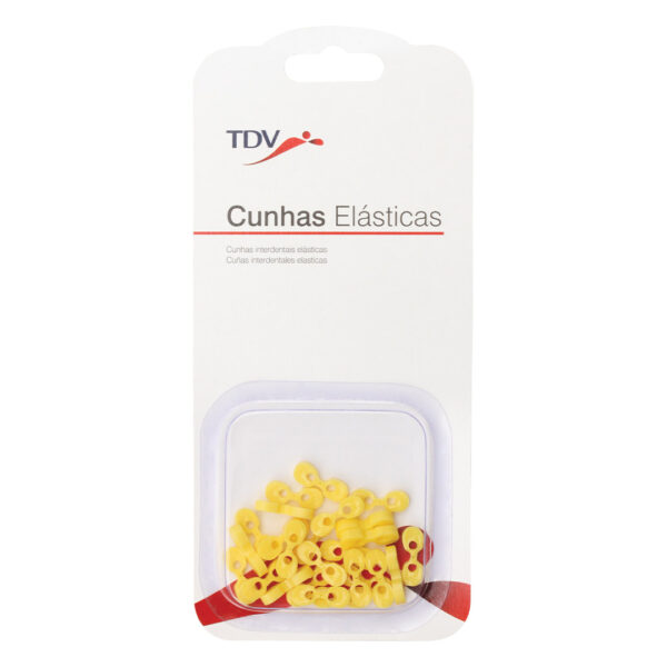 TDV Interdental Elastic Wedges 2.6mm Yellow (25) - Medi-Dent
