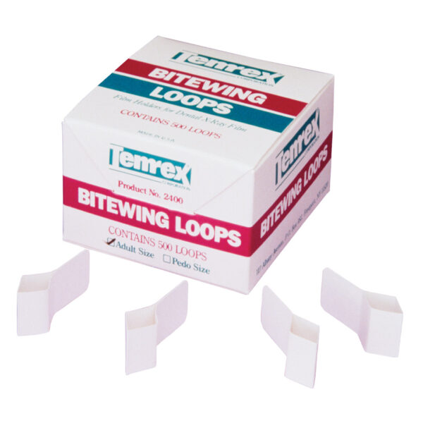 Temrex Bitewing Loops X-Ray Film Holders Adult (500) - Medi-Dent