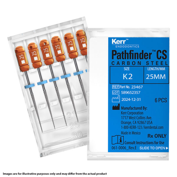 Kerr Endodontics Pathfinder CS 21mm No. K2 (6) - Medi-Dent