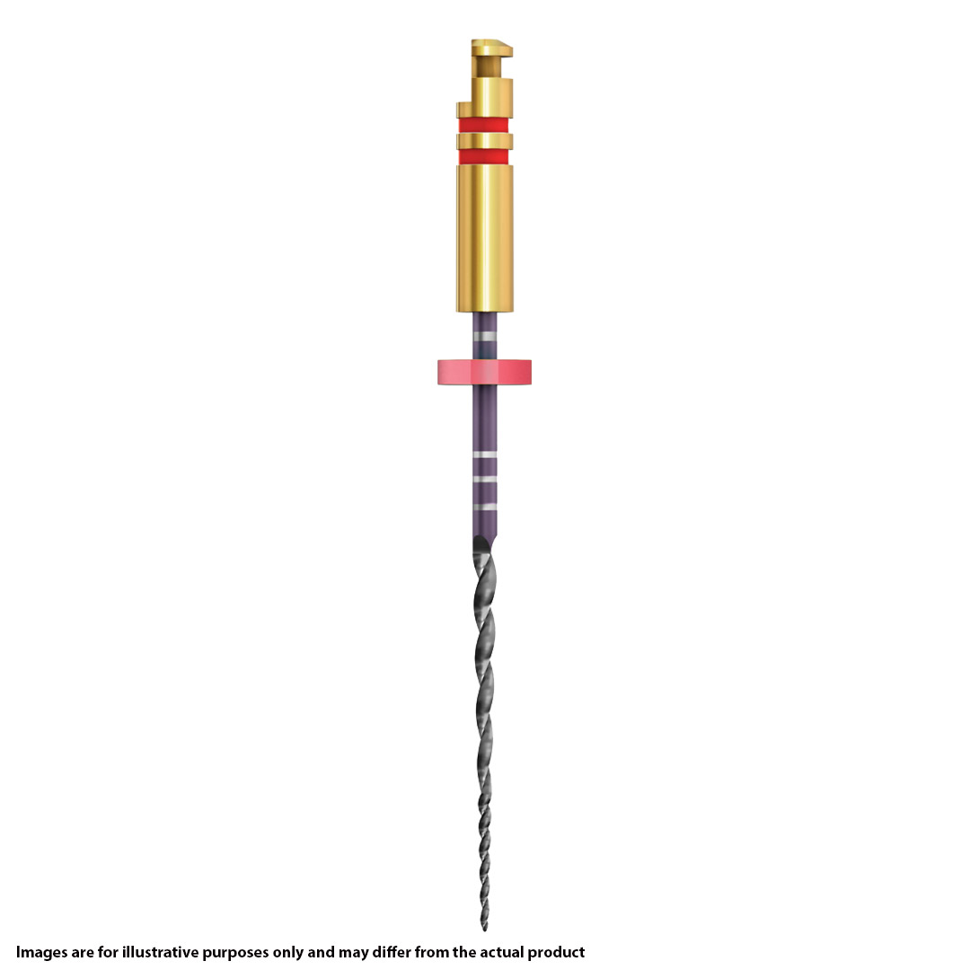 Kerr Endodontics ZenFlex NiTi Rotary Files .06 Taper 25mm No. 25 Red (6 ...